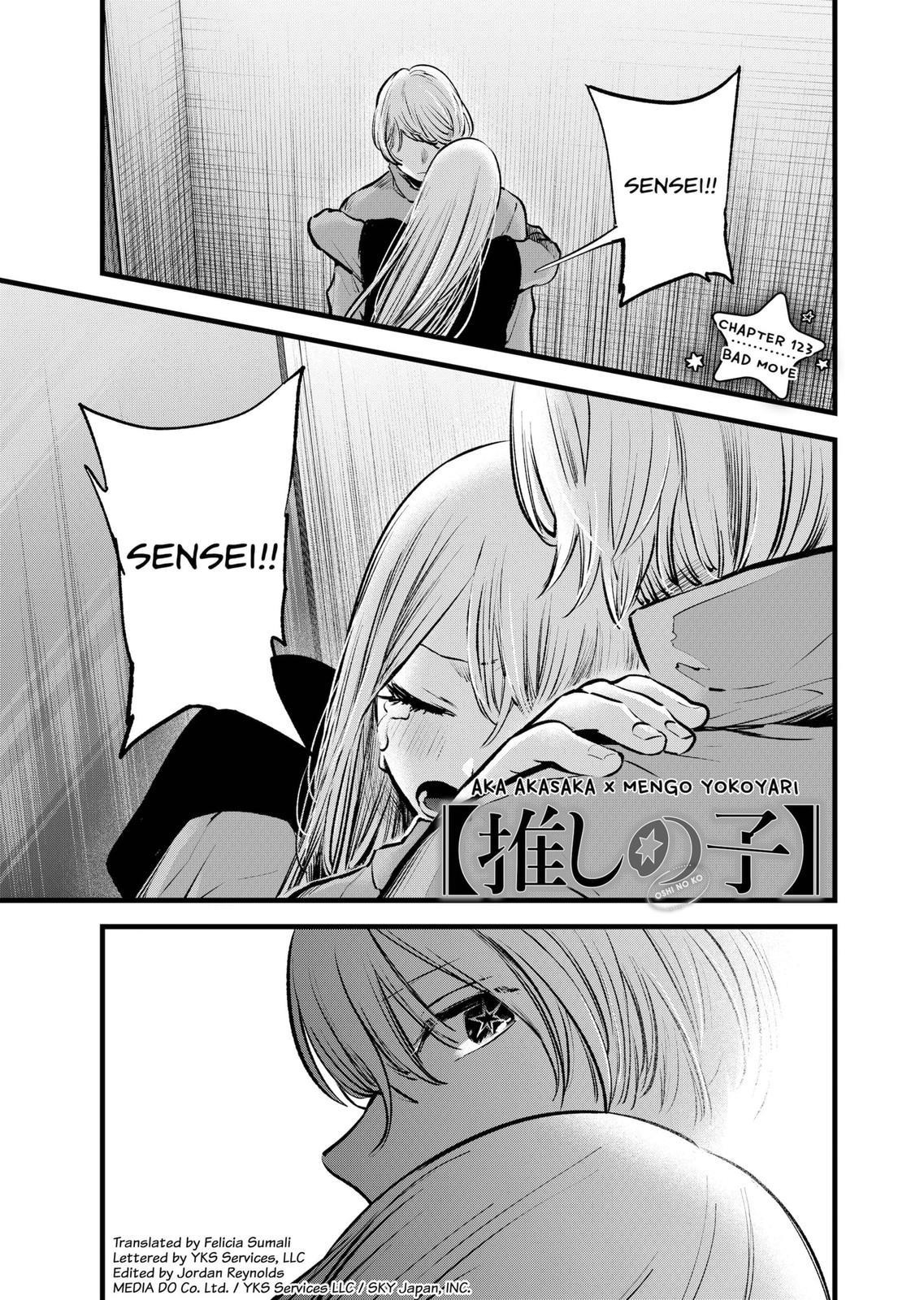 Read Manga Oshi No Ko Chapter 123